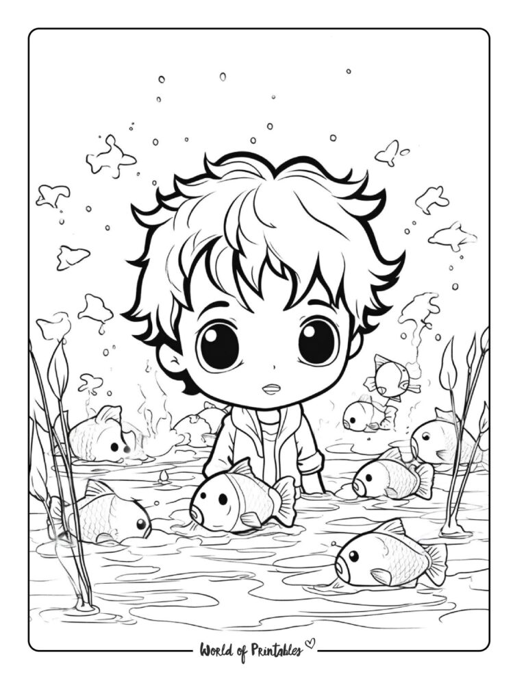 Fish Coloring Pages - World of Printables