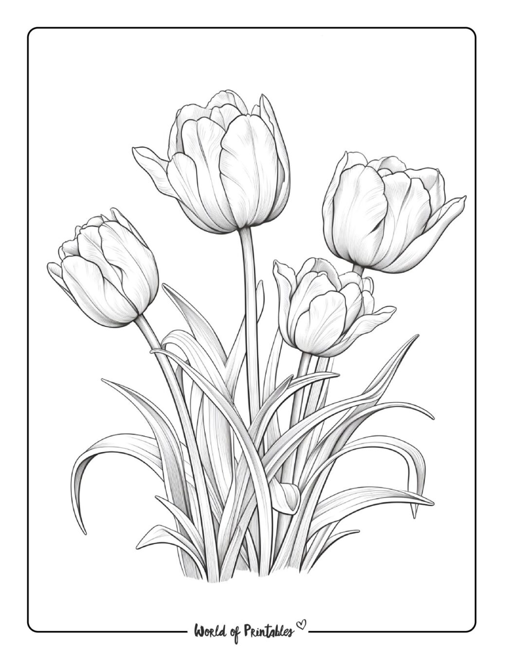 230 Best Flower Coloring Pages For Kids & Adults