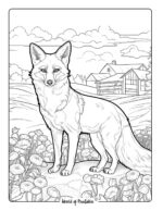 Fox Coloring Pages For Kids & Adults - World of Printables