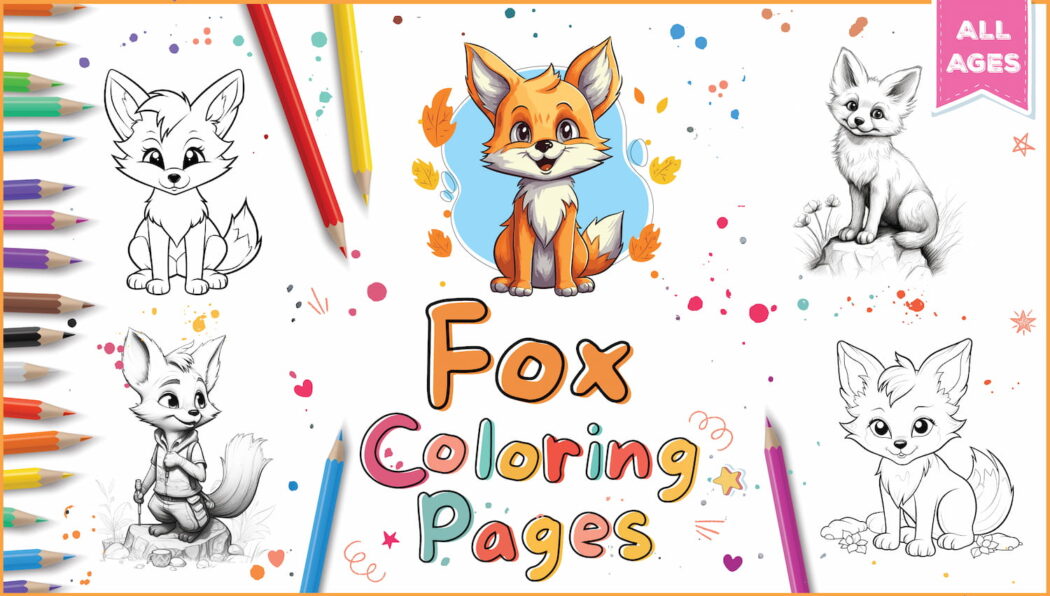 Fox Coloring Pages For Kids & Adults - World of Printables