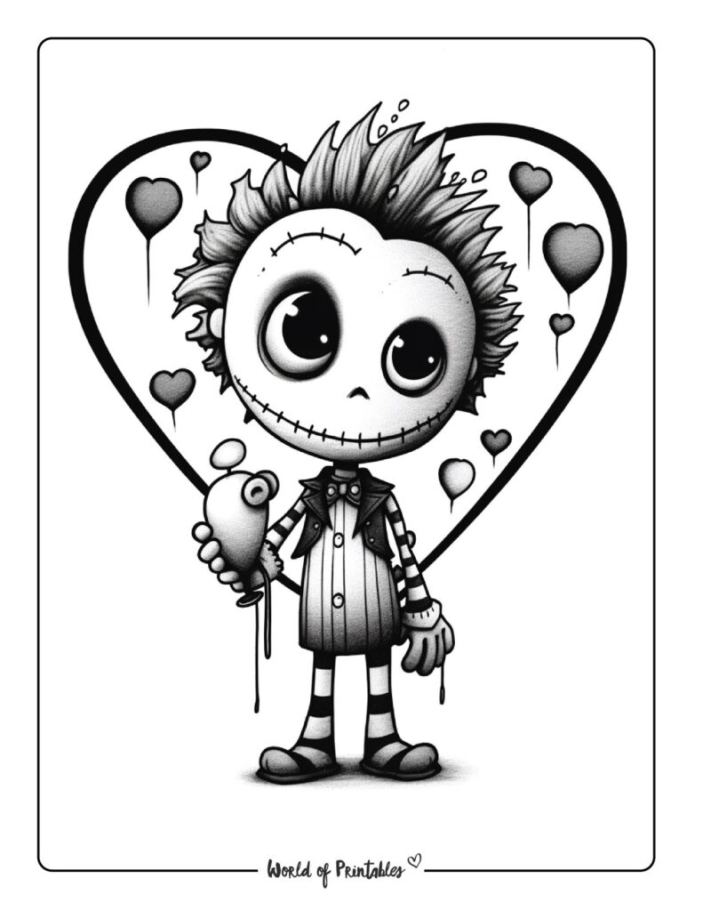 Heart Coloring Pages - World of Printables