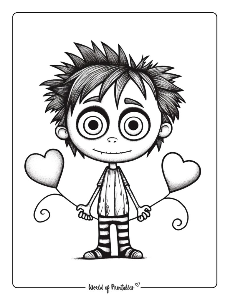 Heart Coloring Pages - World of Printables