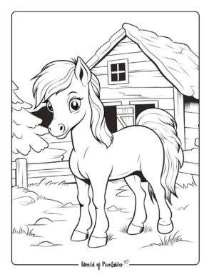 Horse Coloring Pages For Kids & Adults - World of Printables