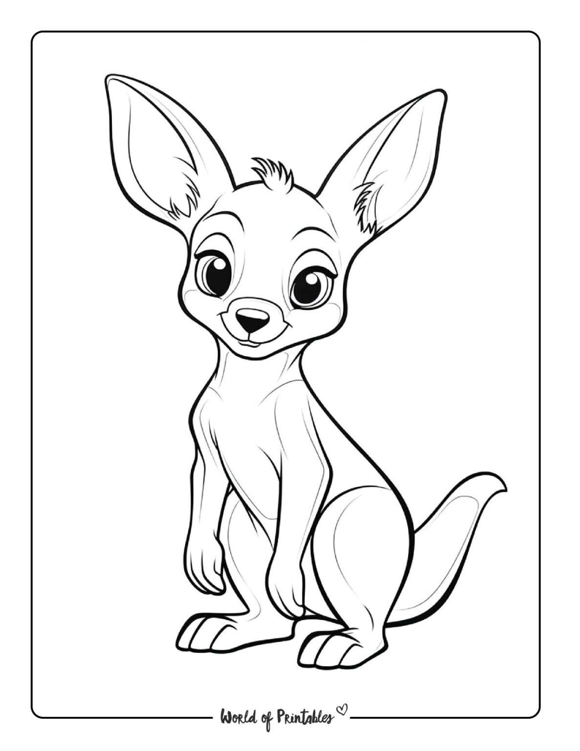 Kangaroo Coloring Pages - World of Printables