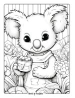 Koala Coloring Pages For Kids & Adults - World of Printables