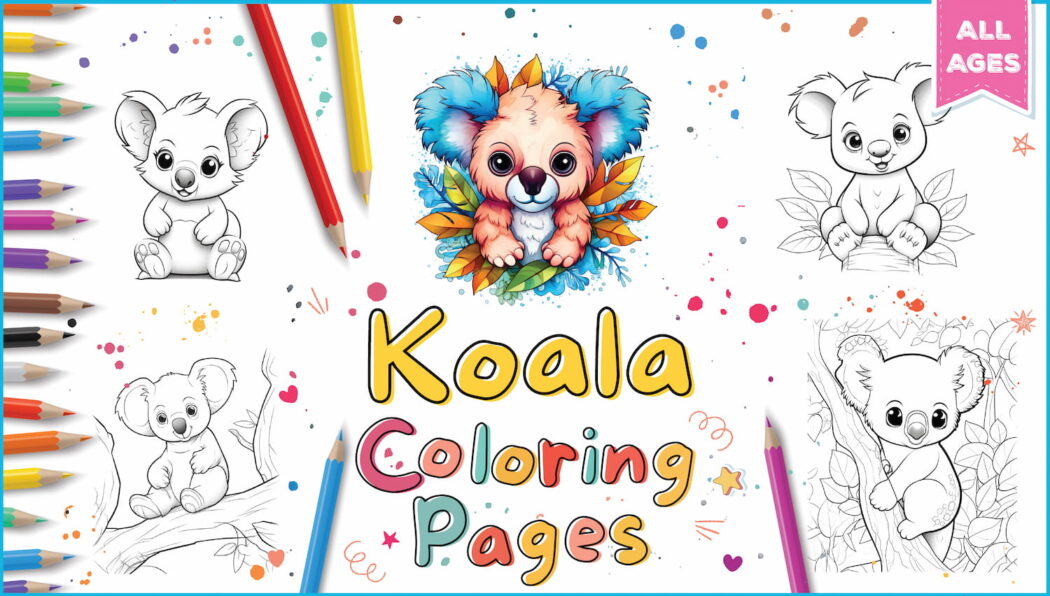 Koala Coloring Pages For Kids & Adults - World of Printables
