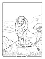Lion Coloring Pages For Kids & Adults - World of Printables