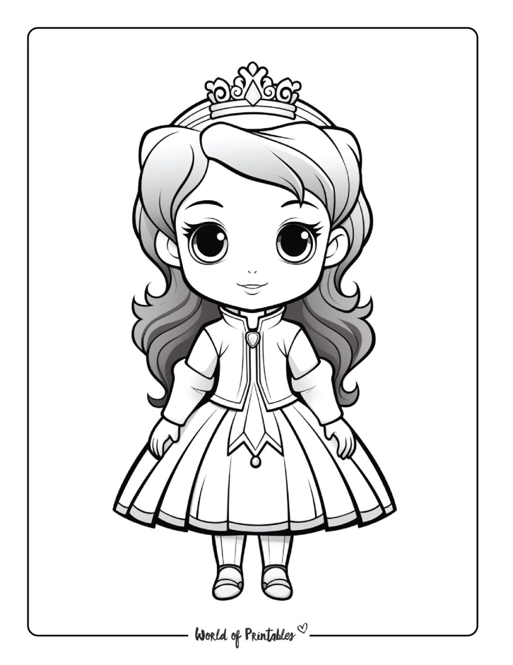 100 Free Princess Coloring Pages - World of Printables