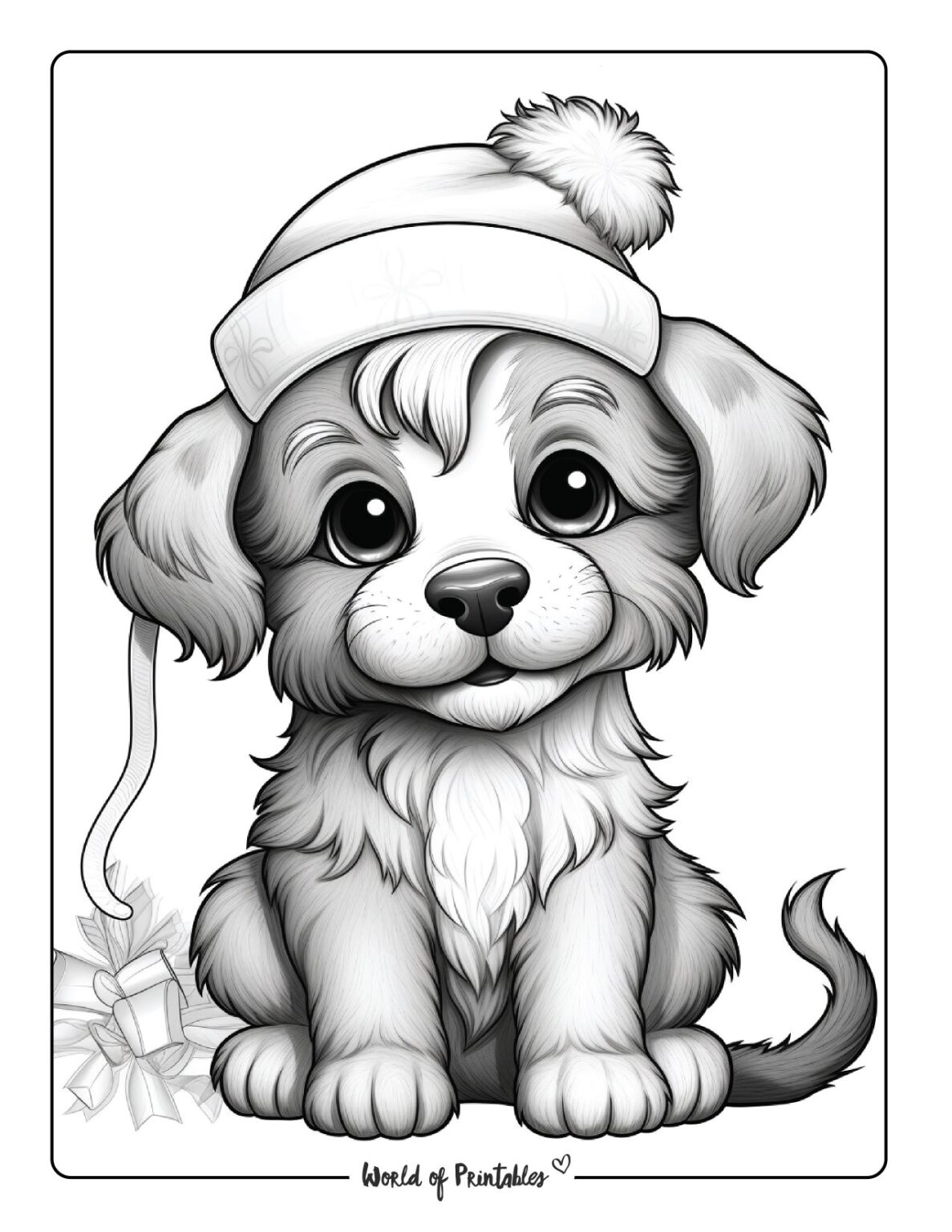 Puppy Coloring Pages - World of Printables