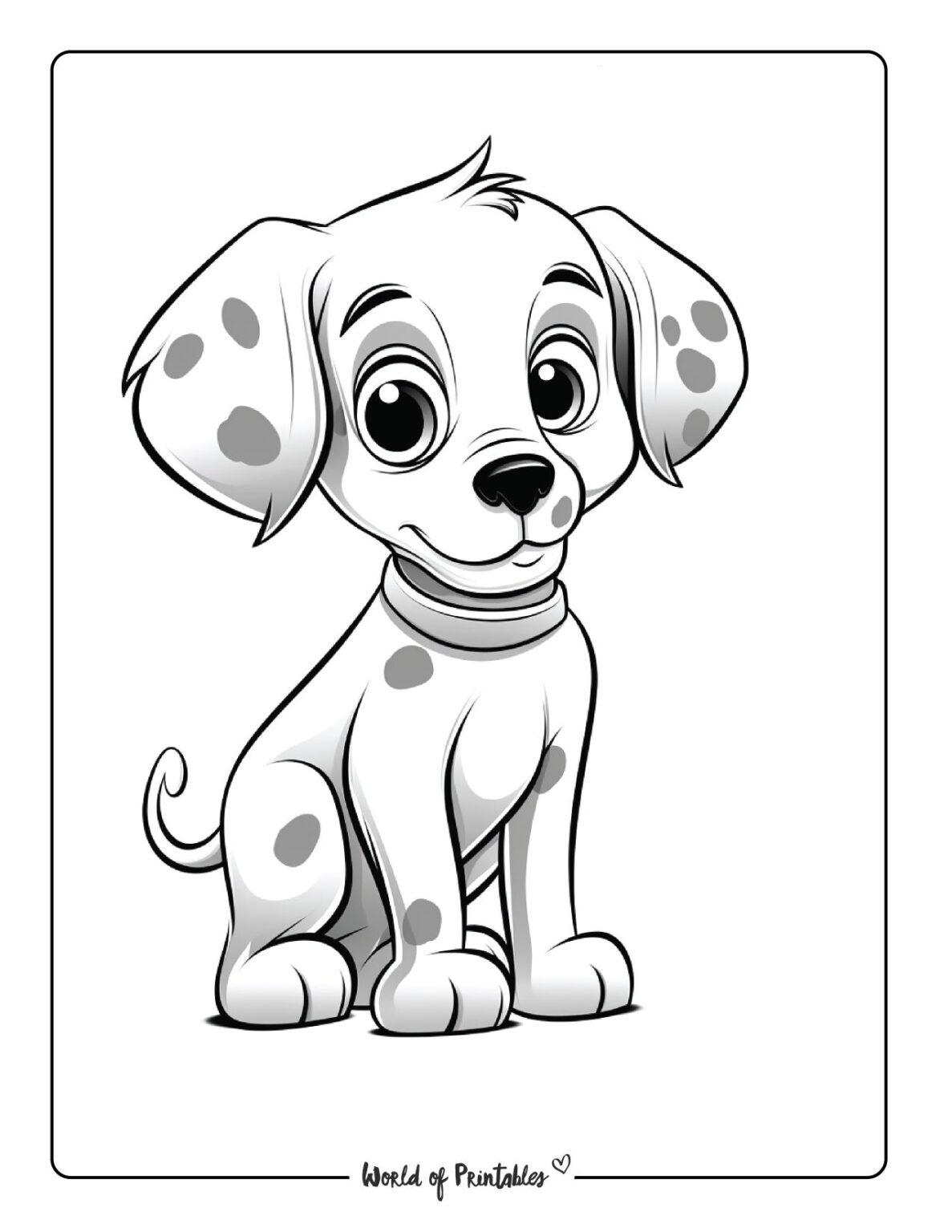 Puppy Coloring Pages - World of Printables