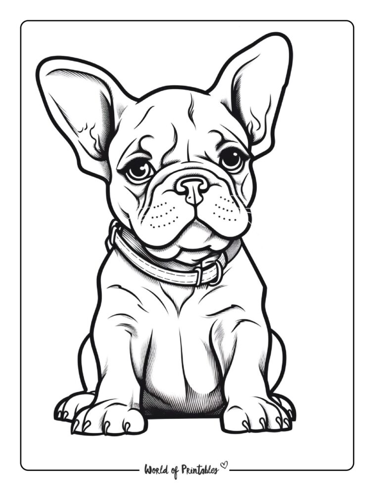 Puppy Coloring Pages - World of Printables