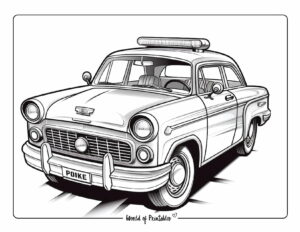 Car Coloring Pages - World of Printables