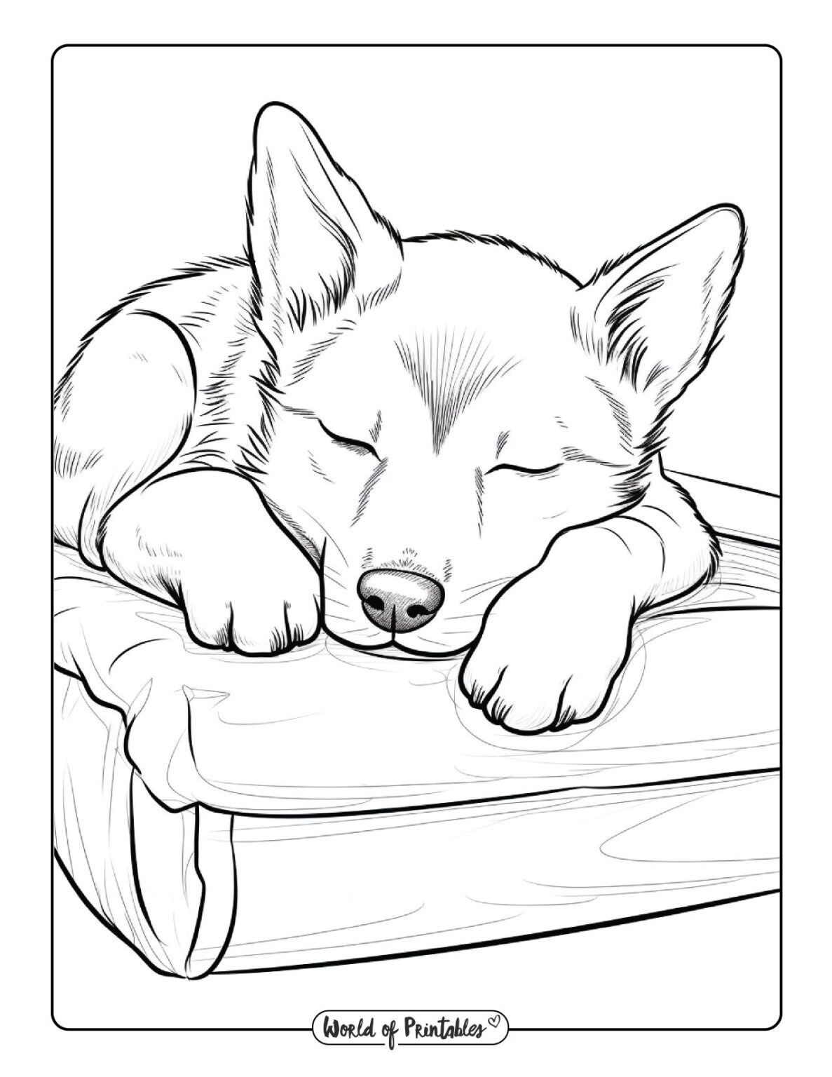 300 Dog Coloring Pages For Kids & Adults - World of Printables