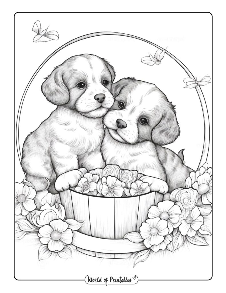 300 Dog Coloring Pages For Kids & Adults - World of Printables