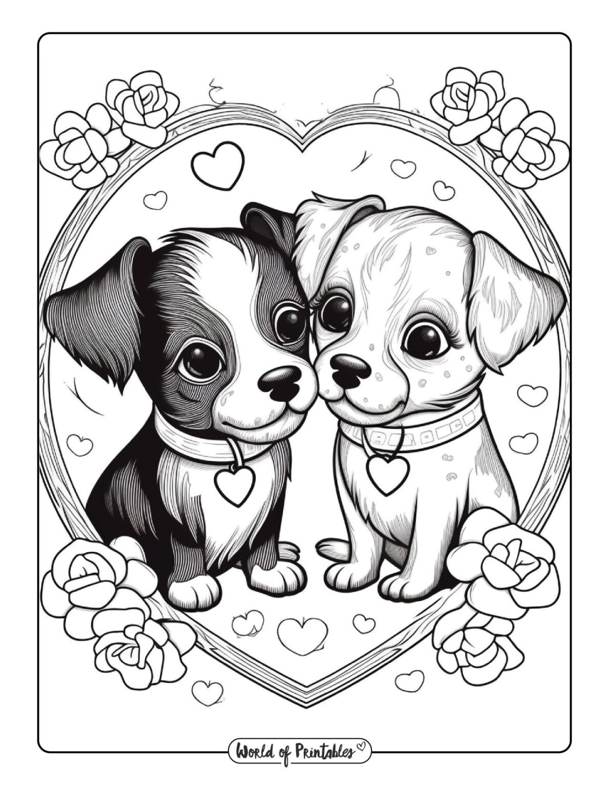 300 Dog Coloring Pages For Kids & Adults - World of Printables
