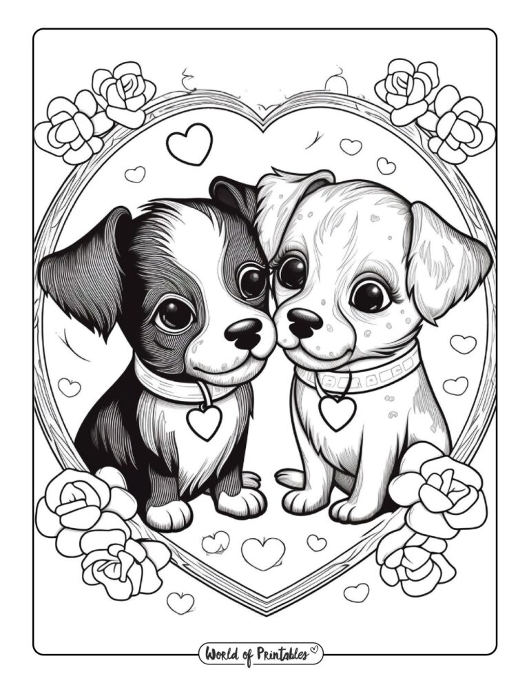 300 Dog Coloring Pages For Kids & Adults - World of Printables