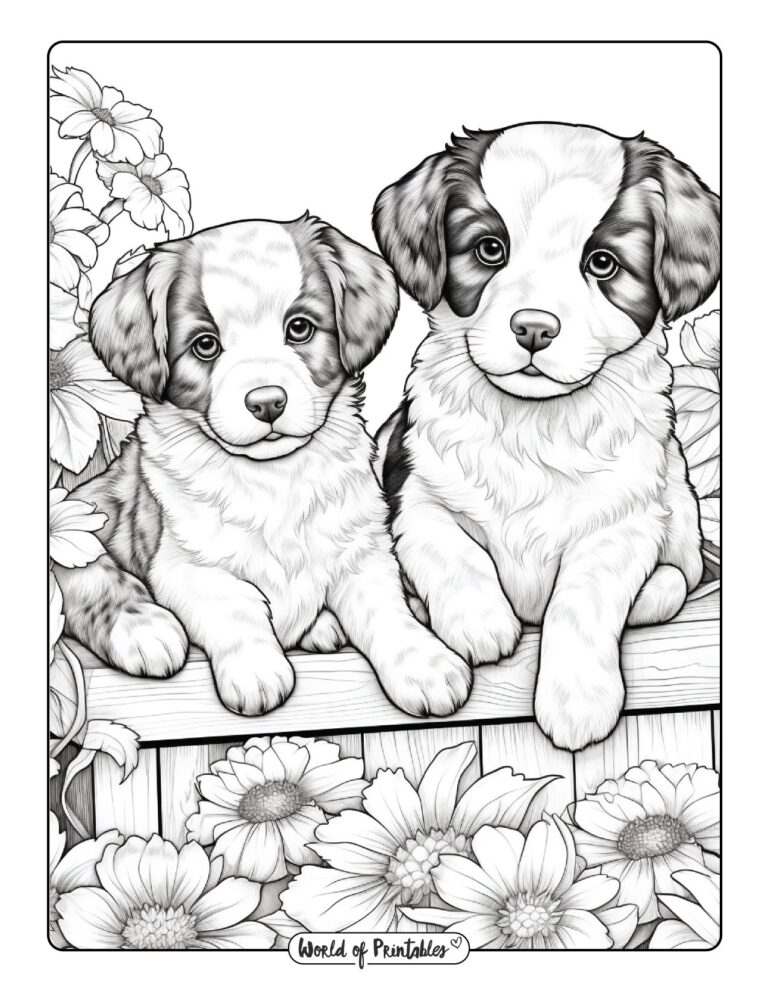 300 Dog Coloring Pages For Kids & Adults - World of Printables
