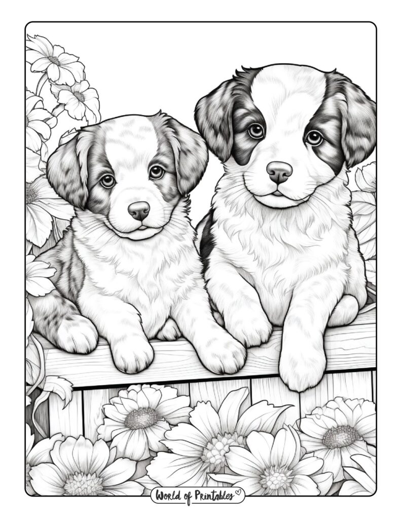 300 Dog Coloring Pages For Kids & Adults - World of Printables