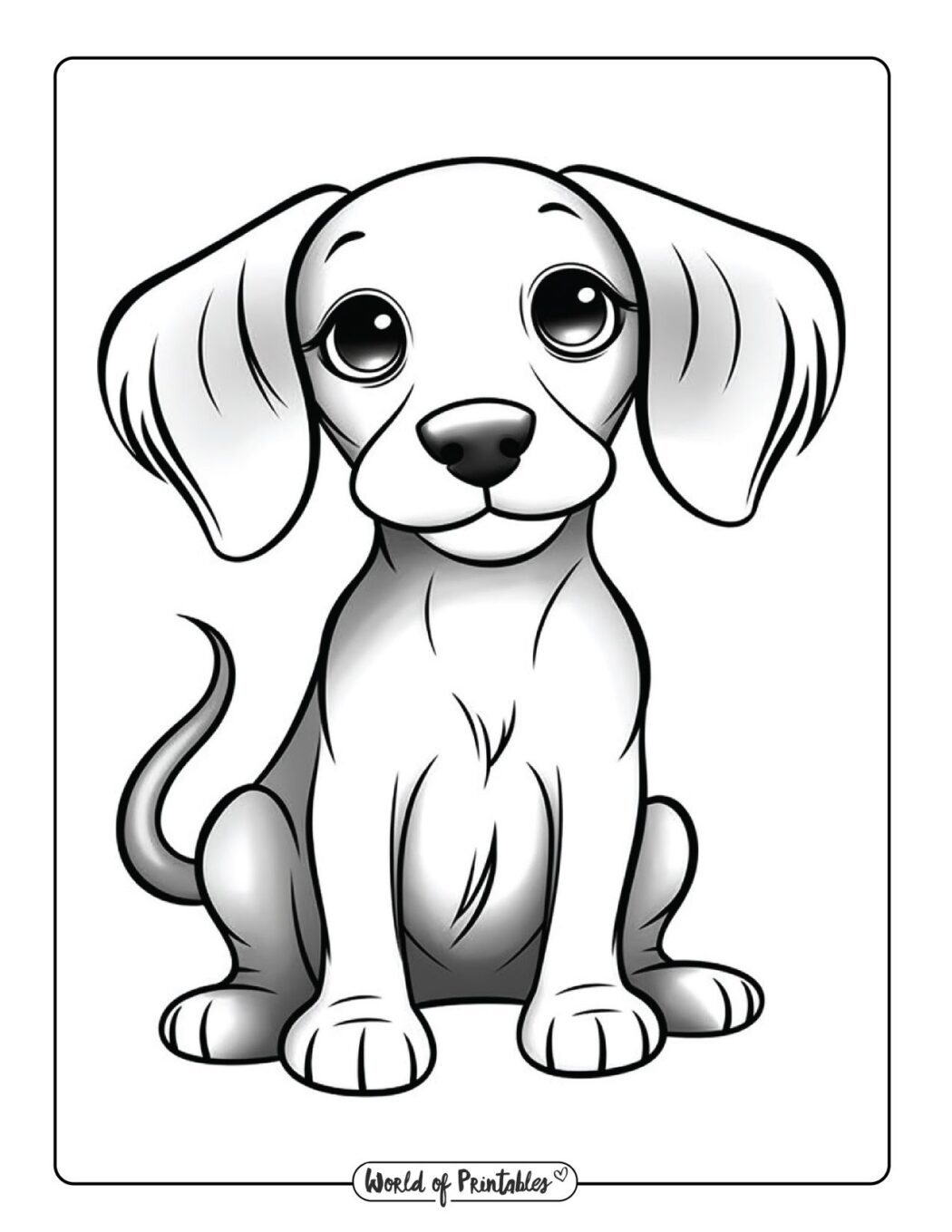 300 Dog Coloring Pages For Kids & Adults - World of Printables