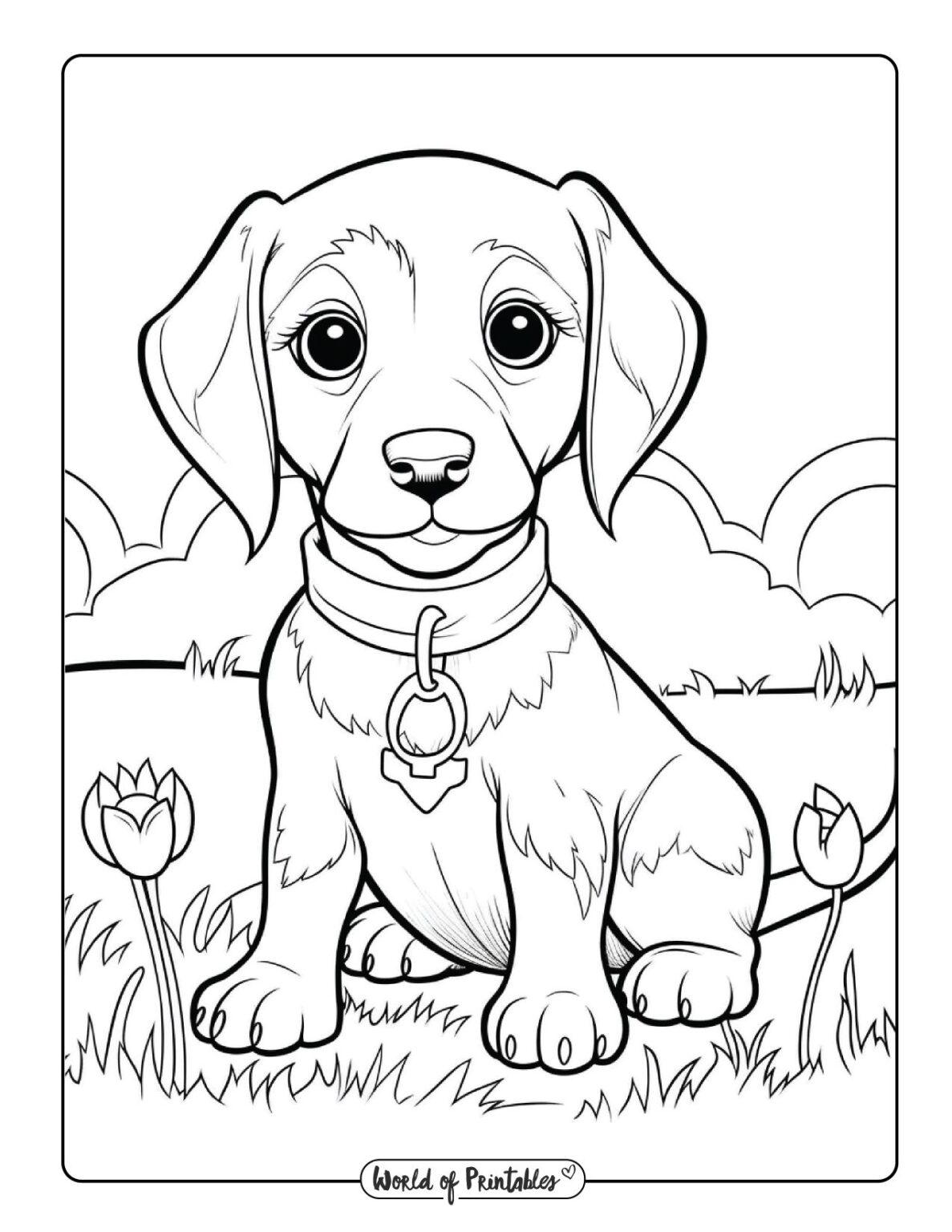 300 Dog Coloring Pages For Kids & Adults - World of Printables