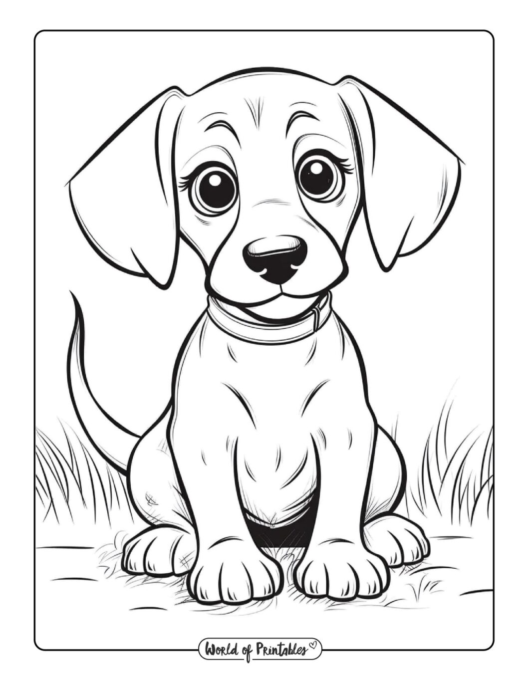 300 Dog Coloring Pages For Kids & Adults - World of Printables