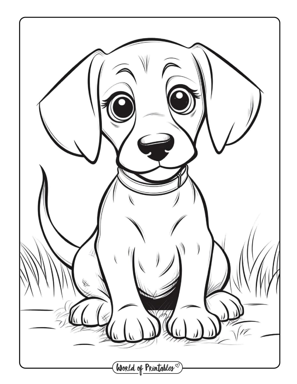 300 Dog Coloring Pages For Kids & Adults - World of Printables