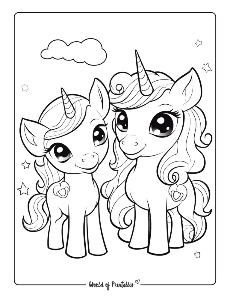 The Best Unicorn Coloring Pages For Kids & Adults - World of Printables