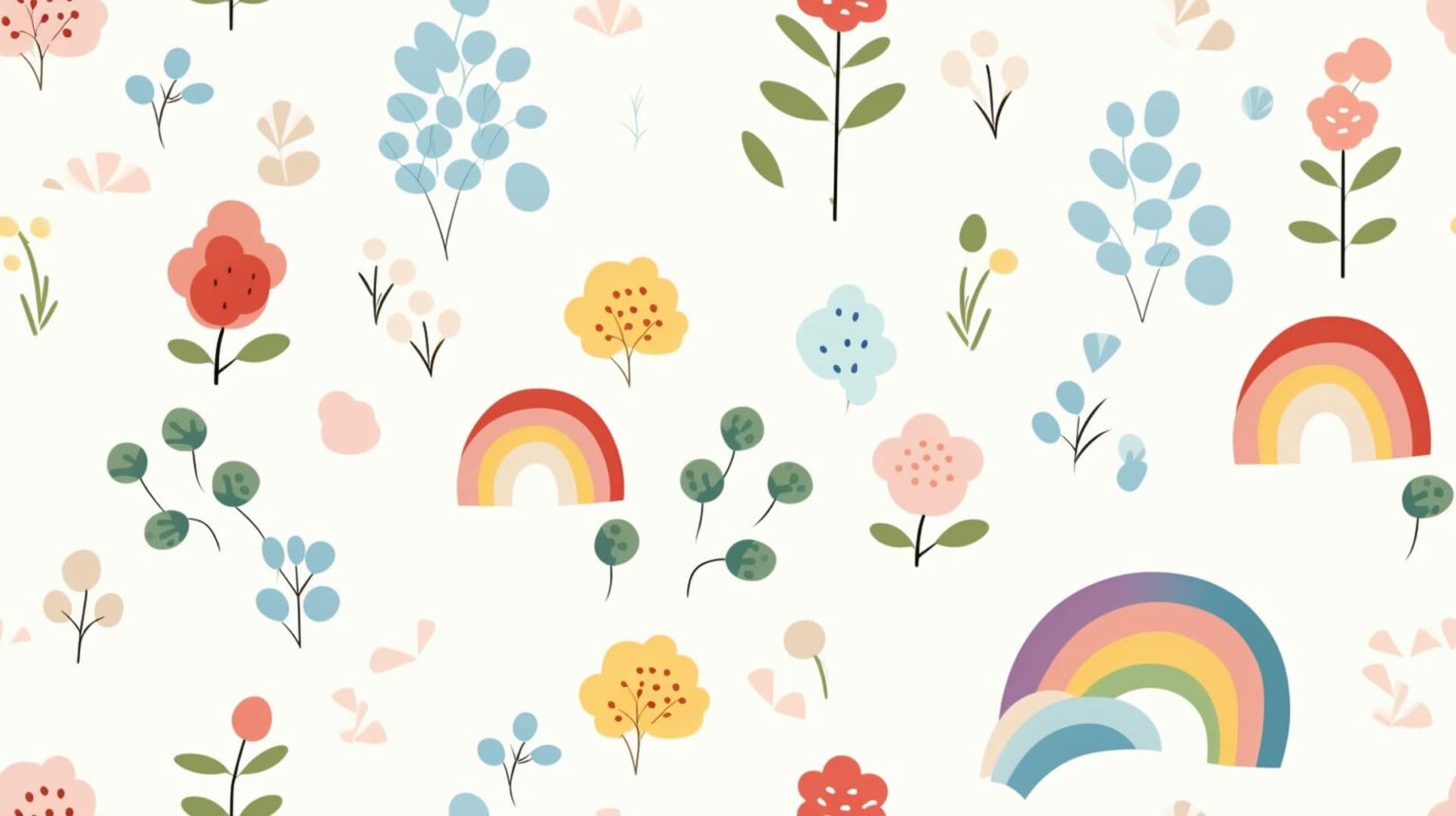 100+ Rainbow Backgrounds - World of Printables