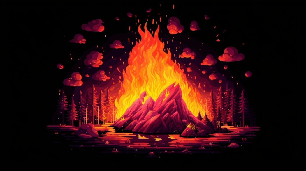 70+ Fire Backgrounds - World of Printables