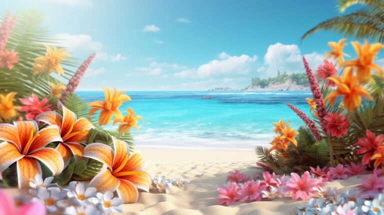 Beach Backgrounds - World of Printables