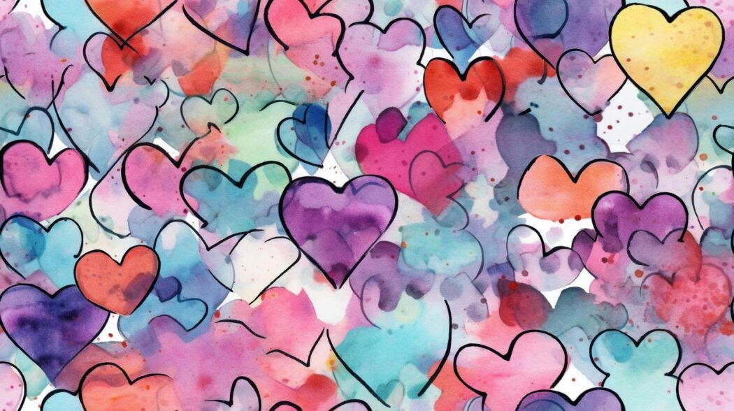 100+ Heart Backgrounds - World of Printables