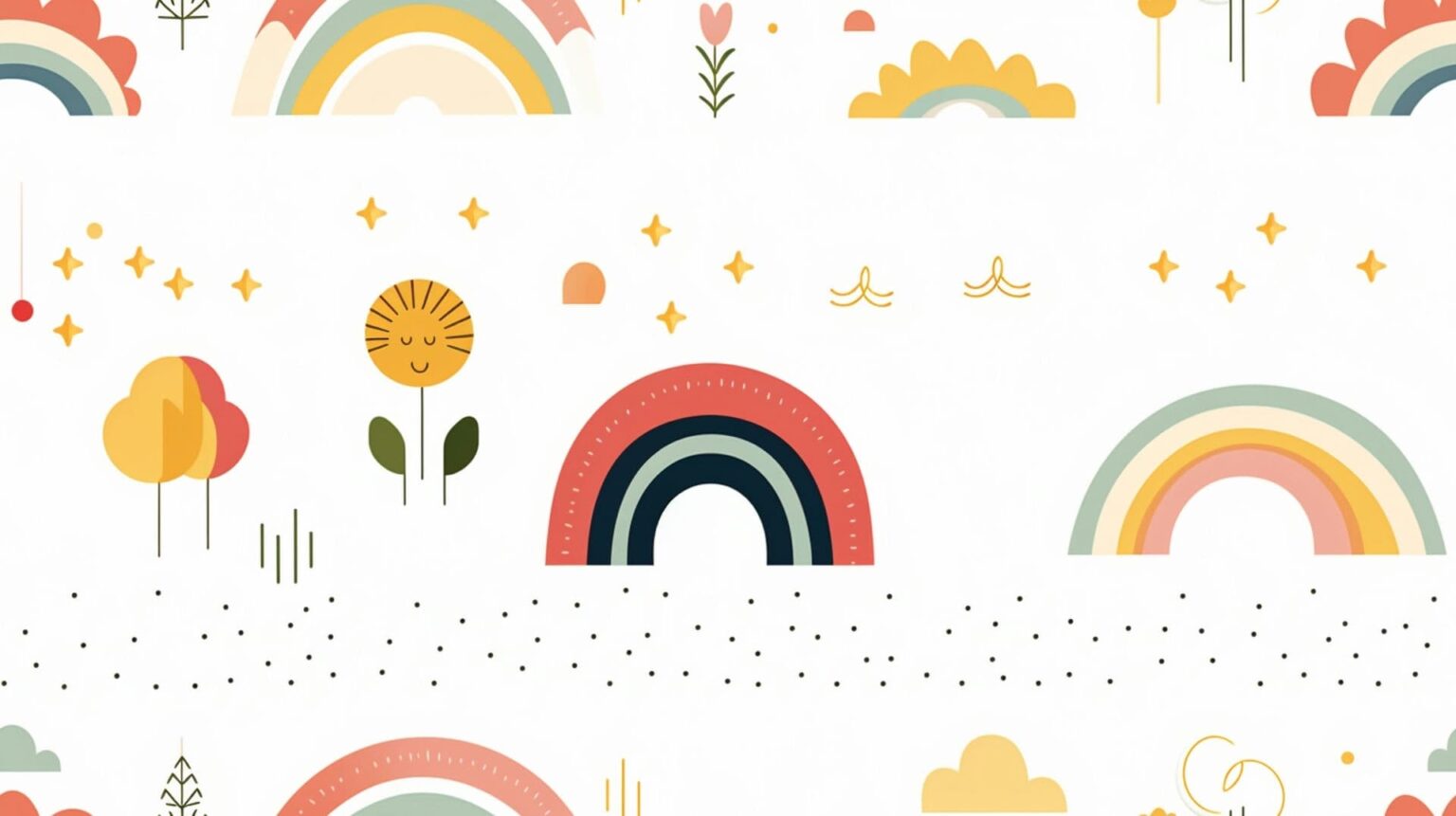 100+ Rainbow Backgrounds - World of Printables