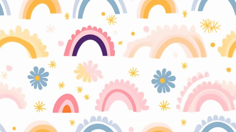 100+ Rainbow Backgrounds - World of Printables