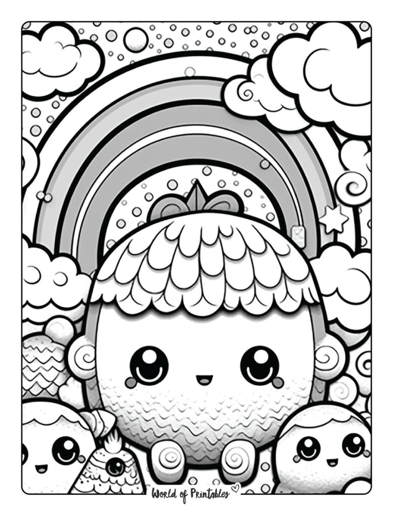 75 Best Rainbow Coloring Pages To Brighten Your Day - World of Printables