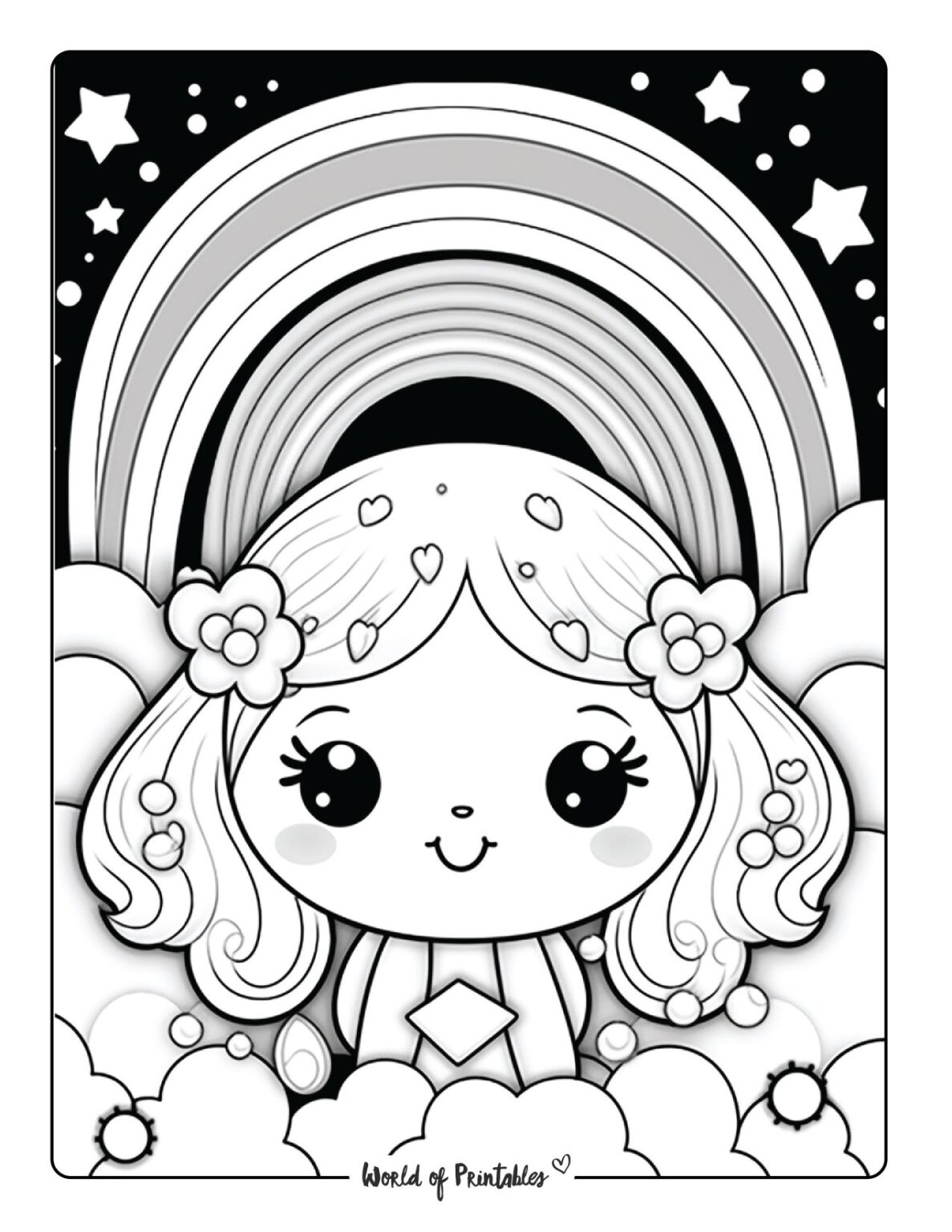 75 Best Rainbow Coloring Pages To Brighten Your Day - World of Printables