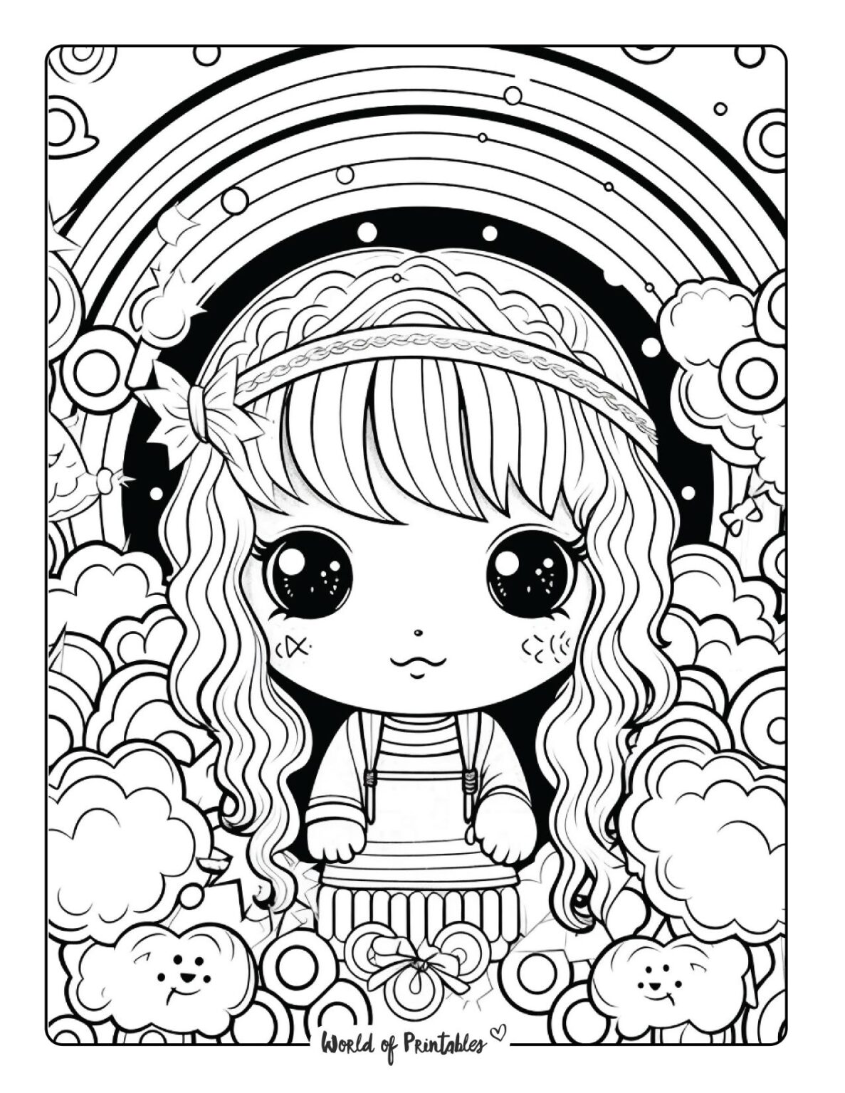 75 Best Rainbow Coloring Pages To Brighten Your Day - World of Printables