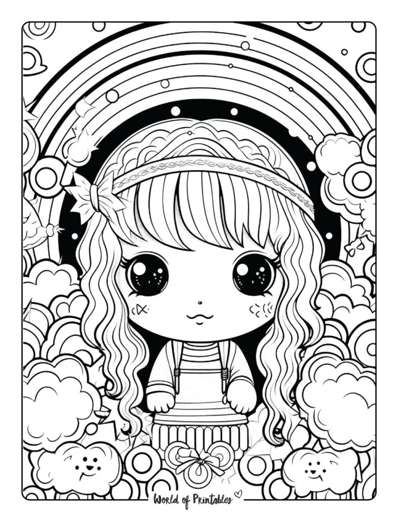 75 Free Rainbow Coloring Pages To Brighten Your Day - World of Printables