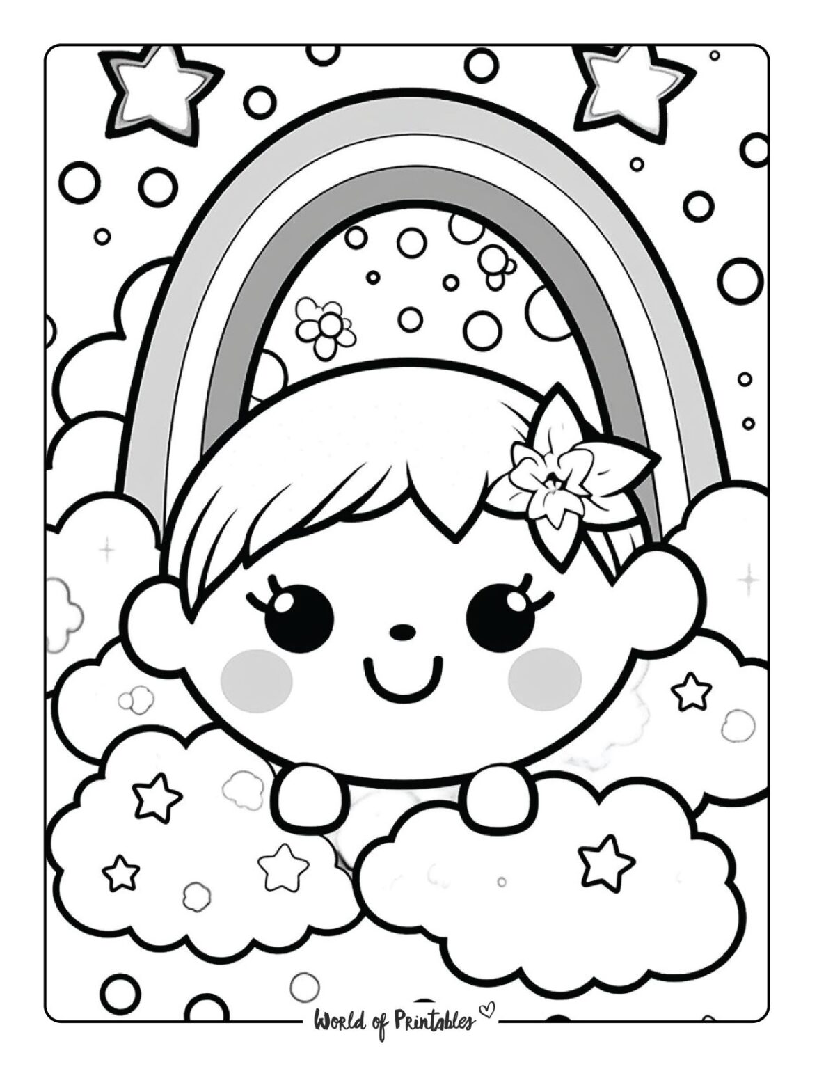 75 Best Rainbow Coloring Pages To Brighten Your Day - World of Printables
