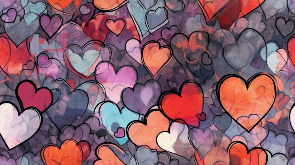 100+ Heart Backgrounds - World of Printables