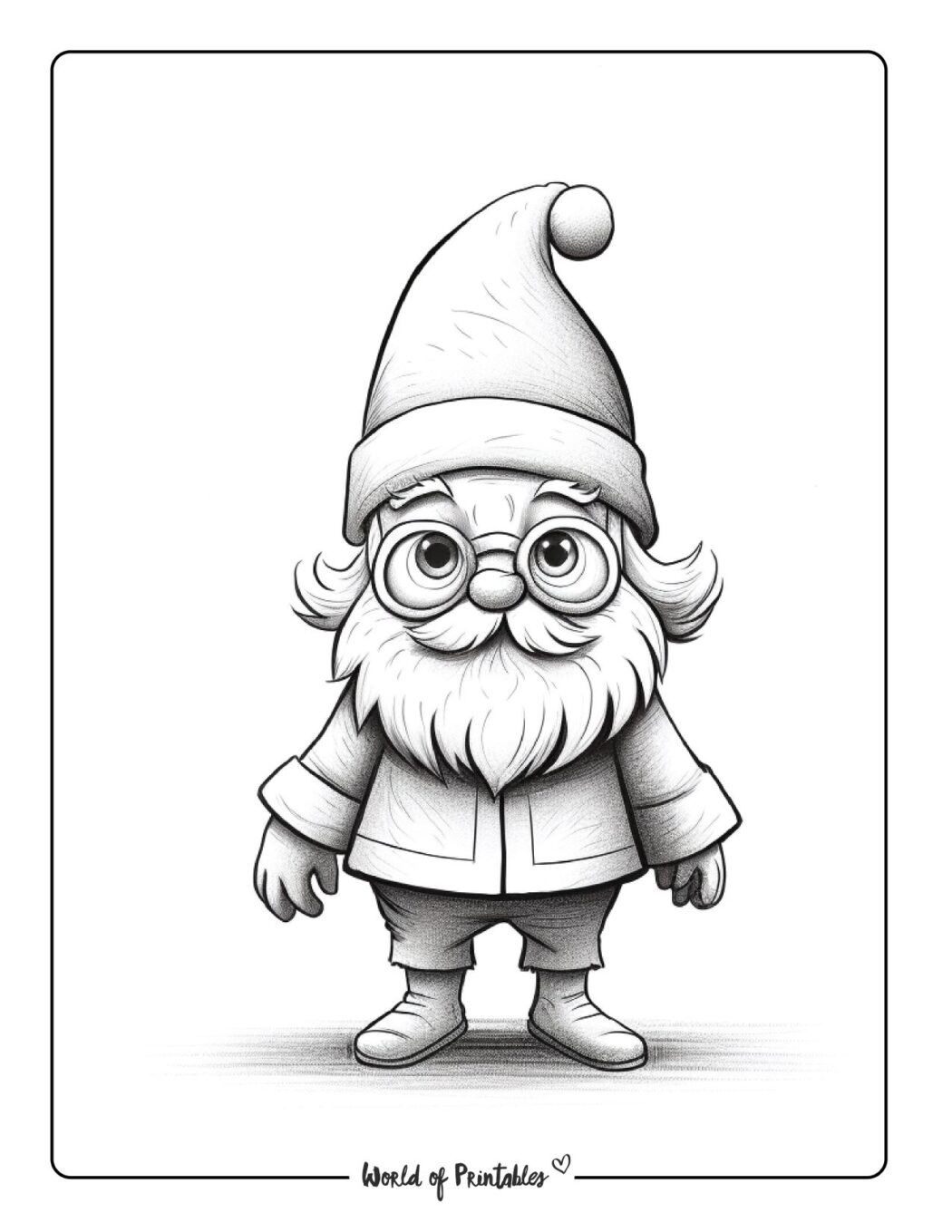 Santa Coloring Pages - World of Printables