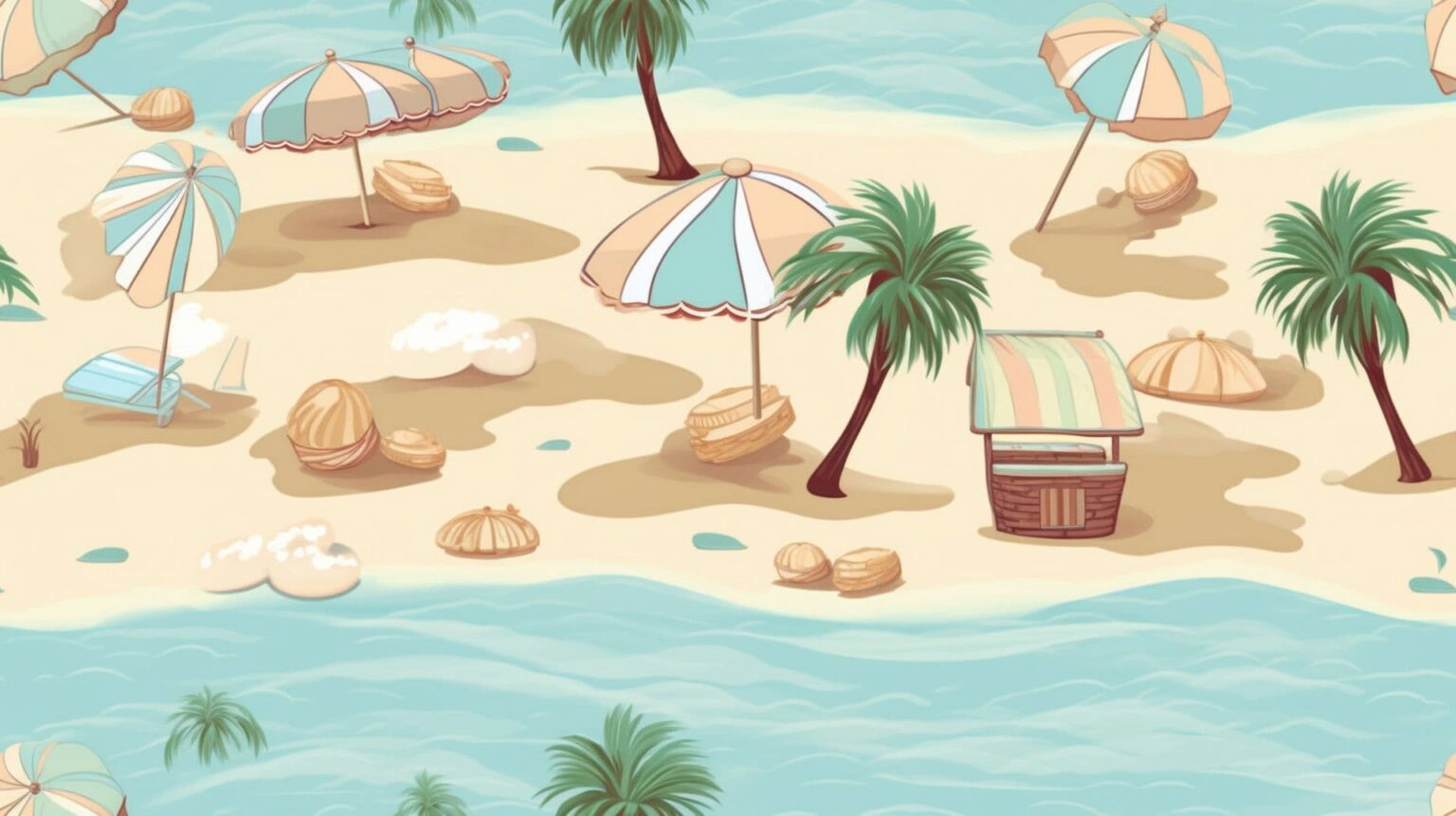 Beach Backgrounds - World of Printables