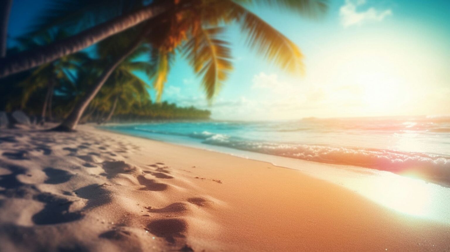 Beach Backgrounds - World of Printables