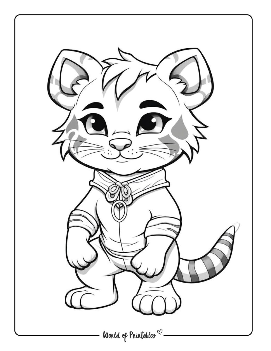 Tiger Coloring Pages For Kids & Adults - World of Printables