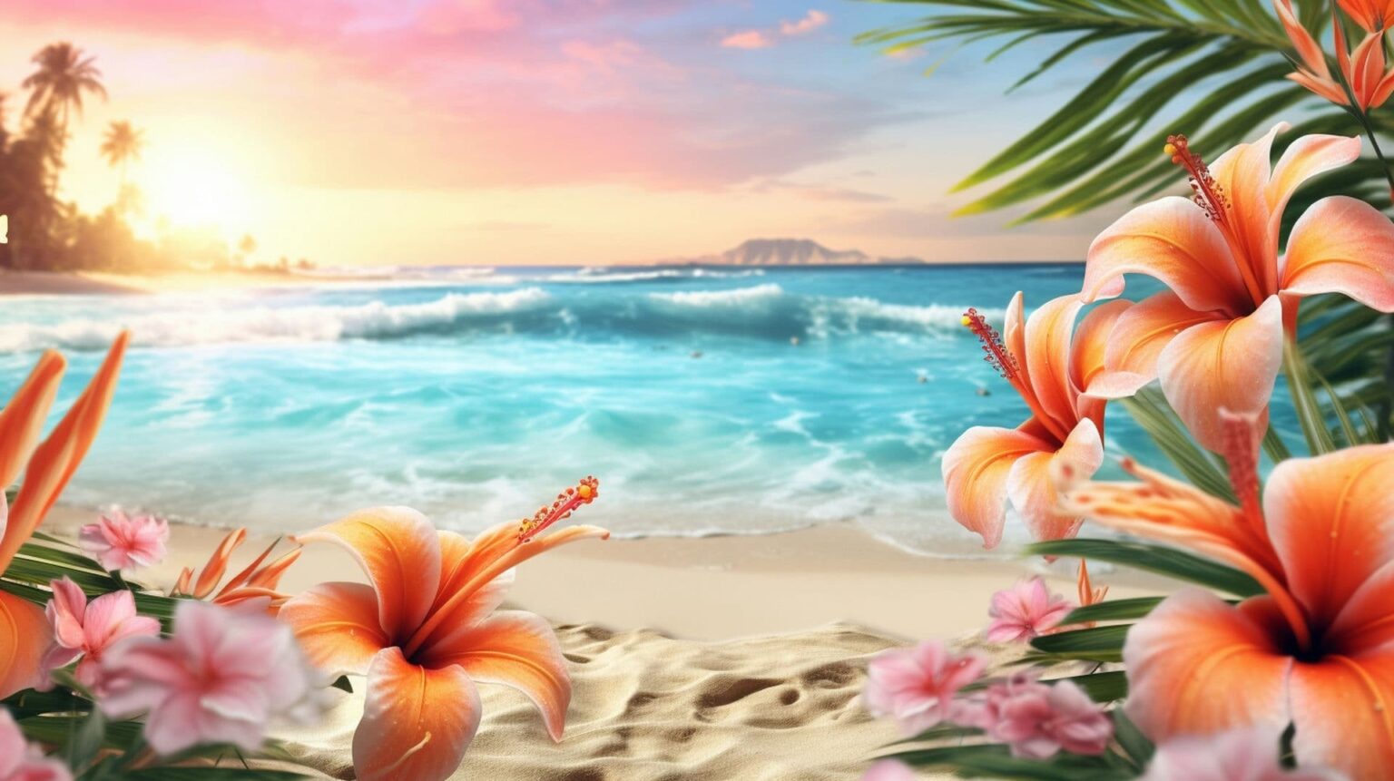 Beach Backgrounds - World of Printables