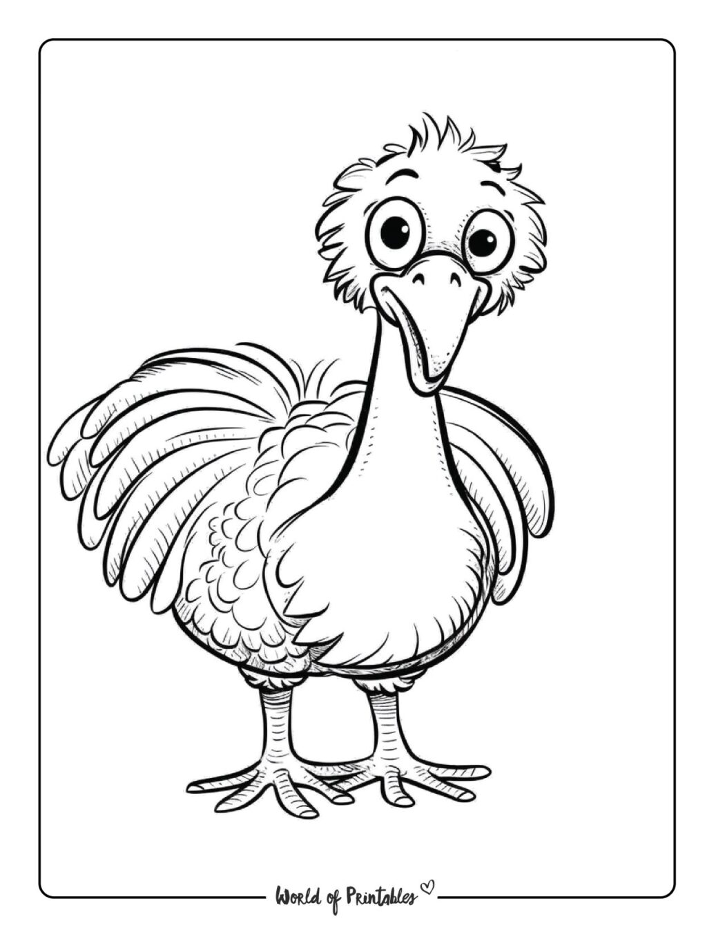 Turkey Coloring Pages - World of Printables