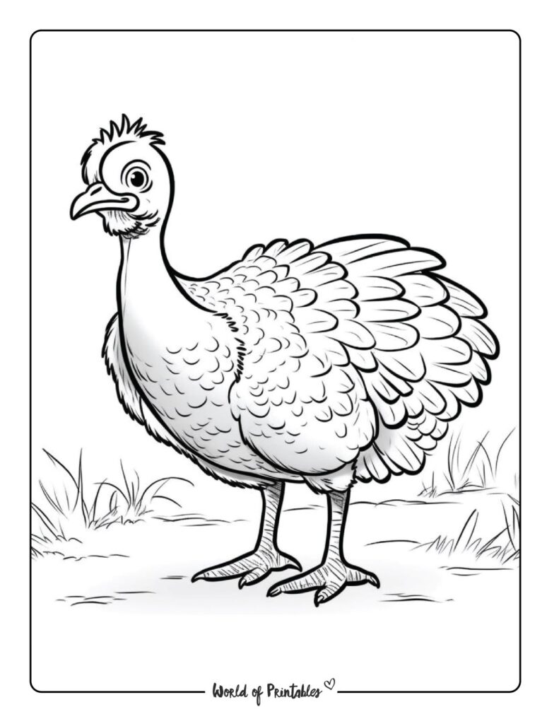 Turkey Coloring Pages - World of Printables