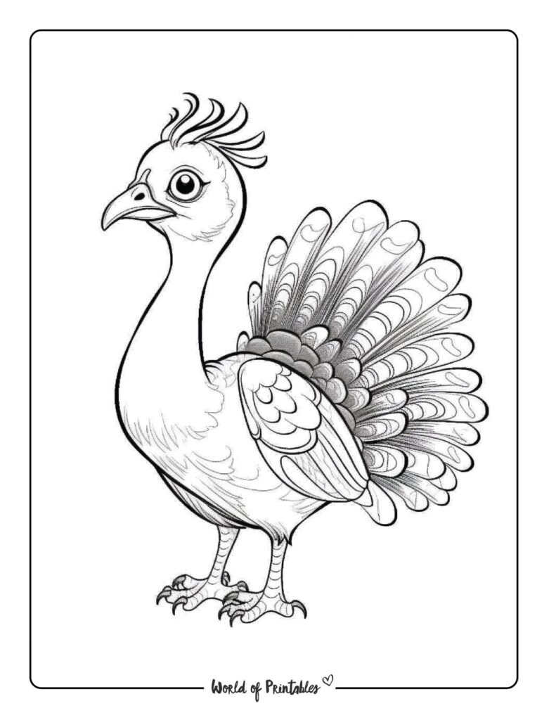 Turkey Coloring Pages - World of Printables