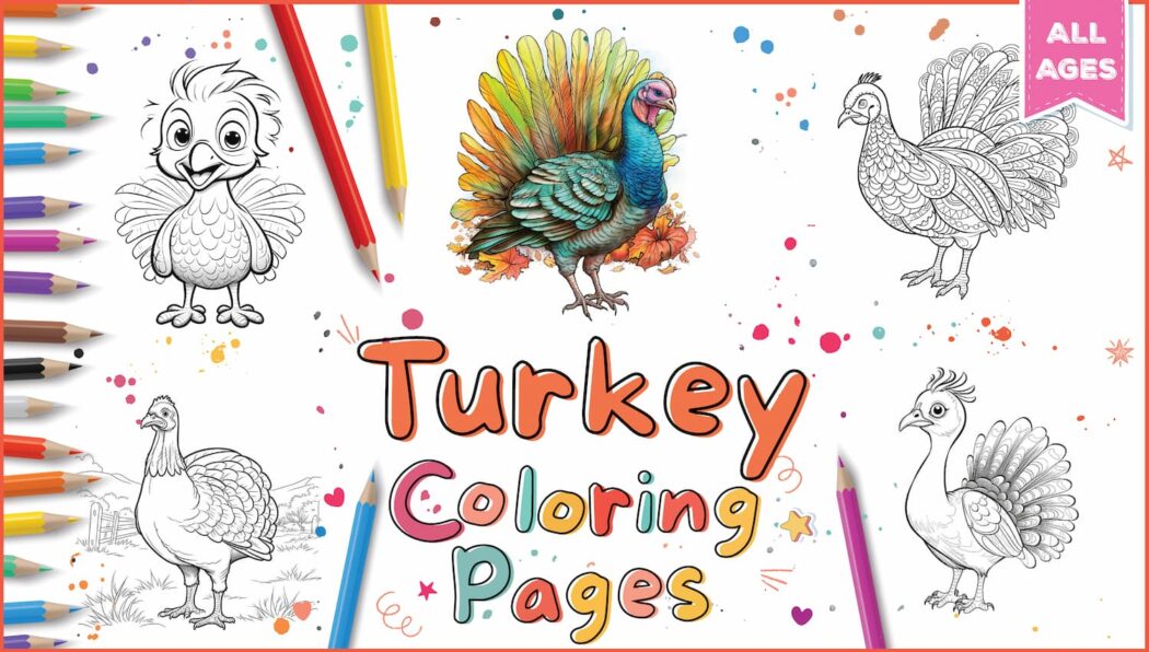 Turkey Coloring Pages - World of Printables