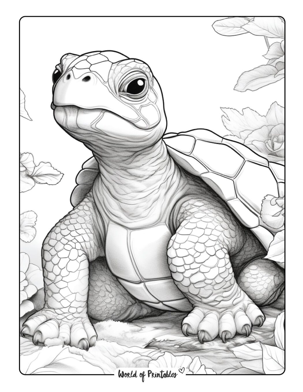 Turtle Coloring Pages For Kids & Adults - World of Printables