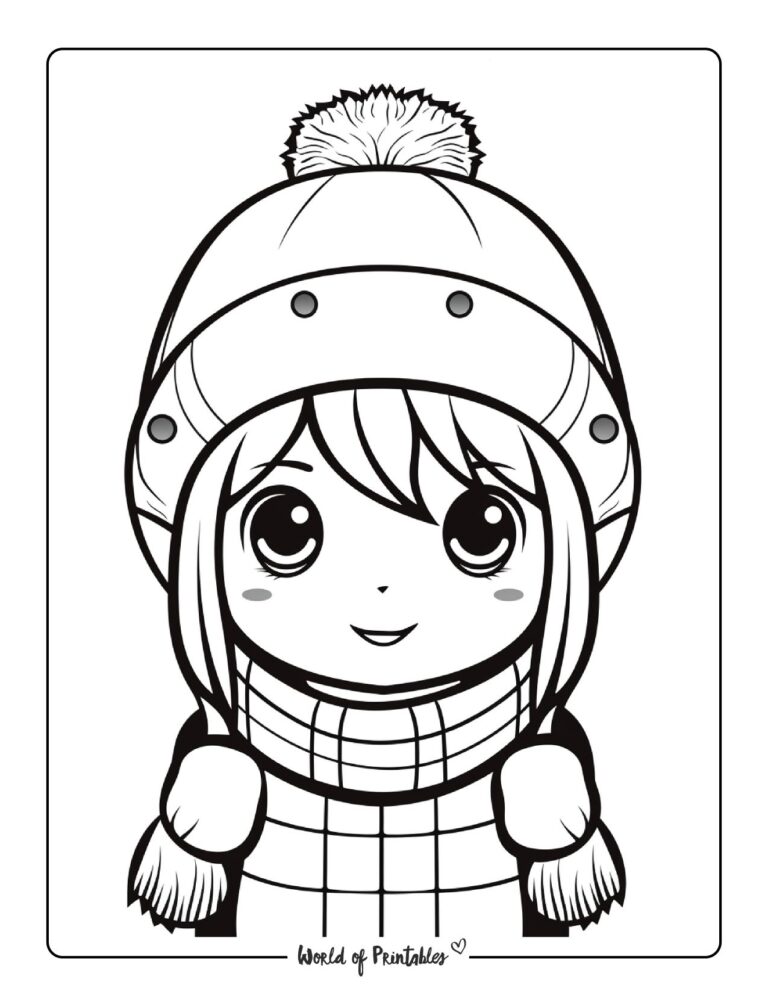Winter Coloring Pages - World of Printables